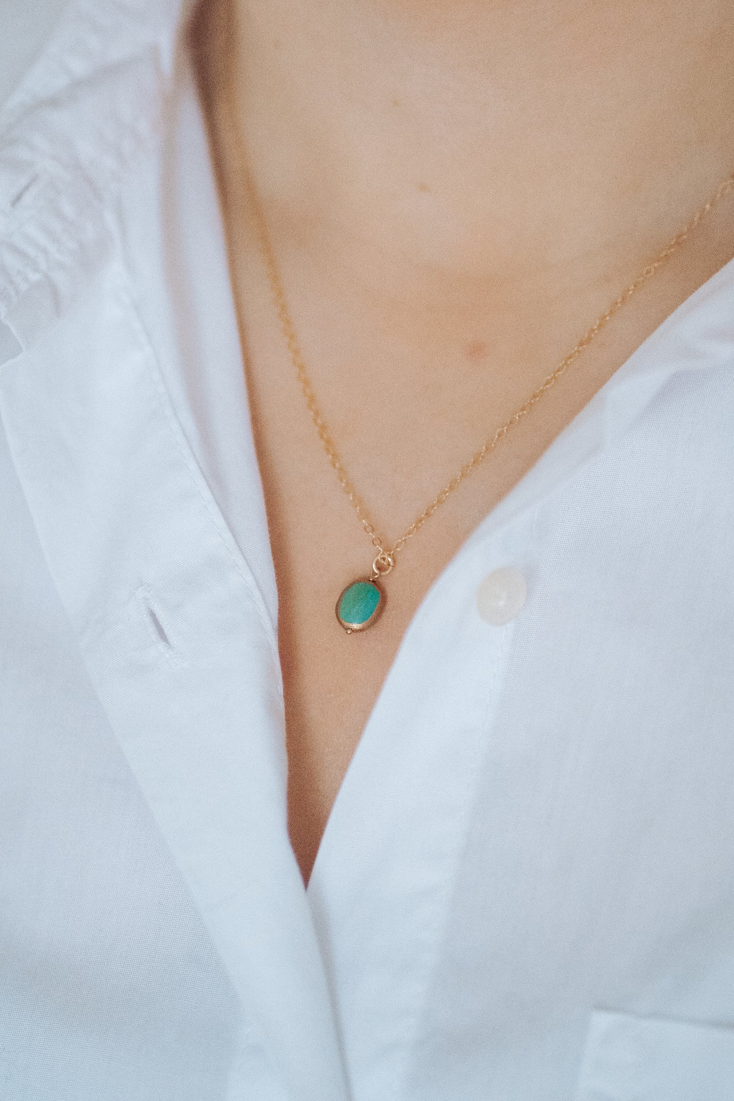 Emma Necklace – Olive & Tweed