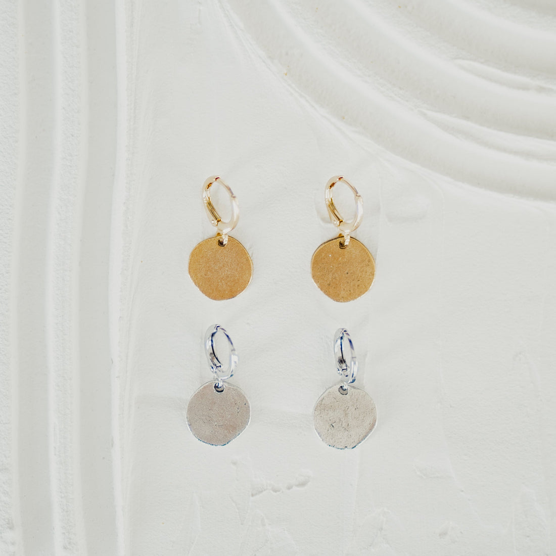 Hailey Earring – Olive & Tweed